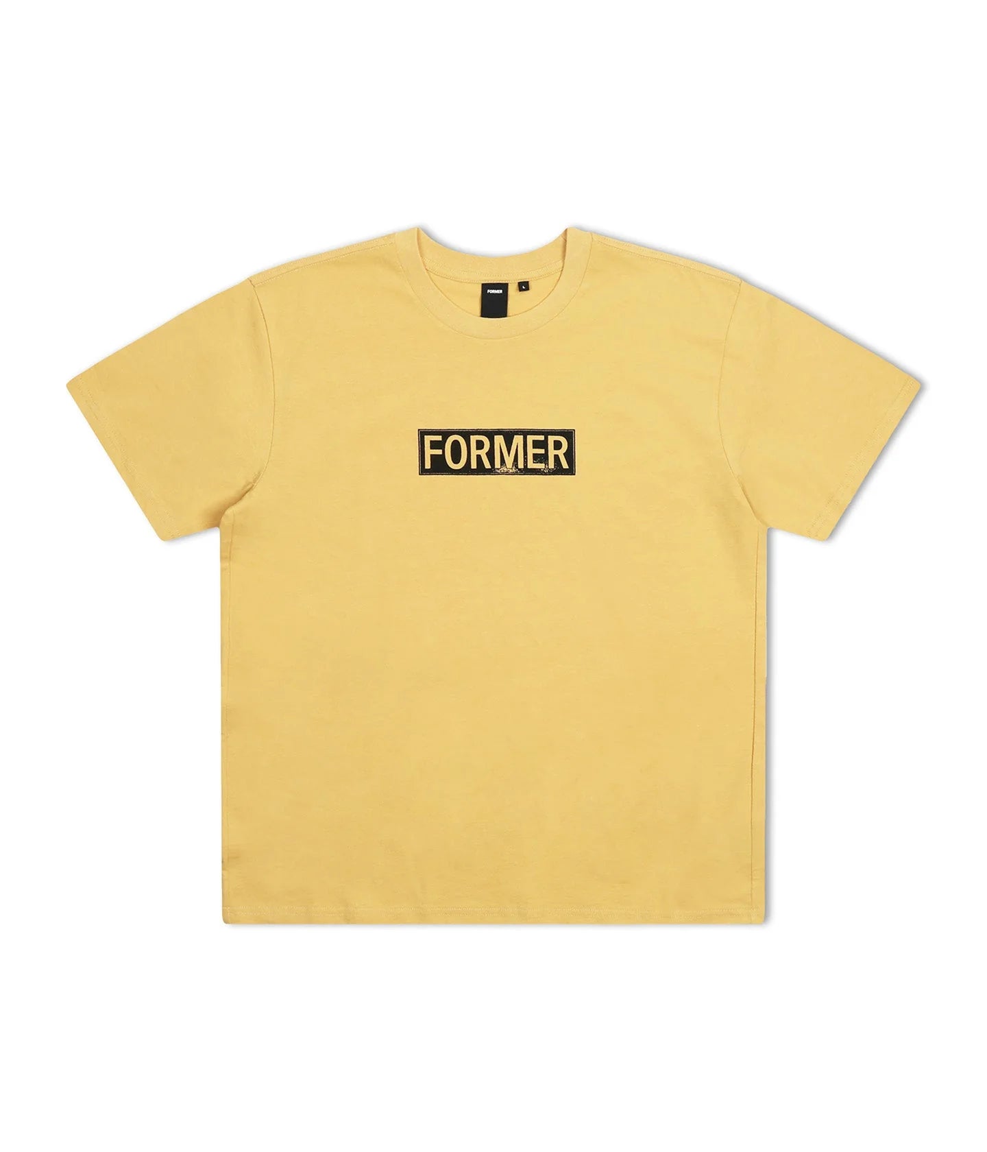 LEGACY PLATE T-SHIRT // MUSTARD – FORMER MERCHANDISE | JAPAN OFFICIAL SITE