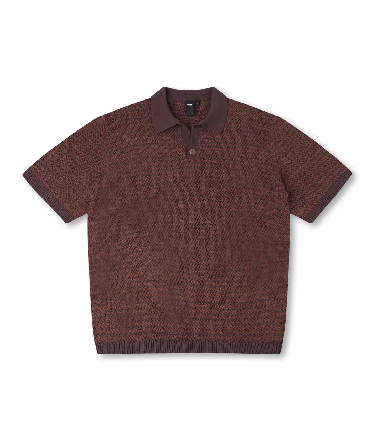 AG OPEN COLLAR POLO // COPPER – FORMER MERCHANDISE | JAPAN OFFICIAL SITE