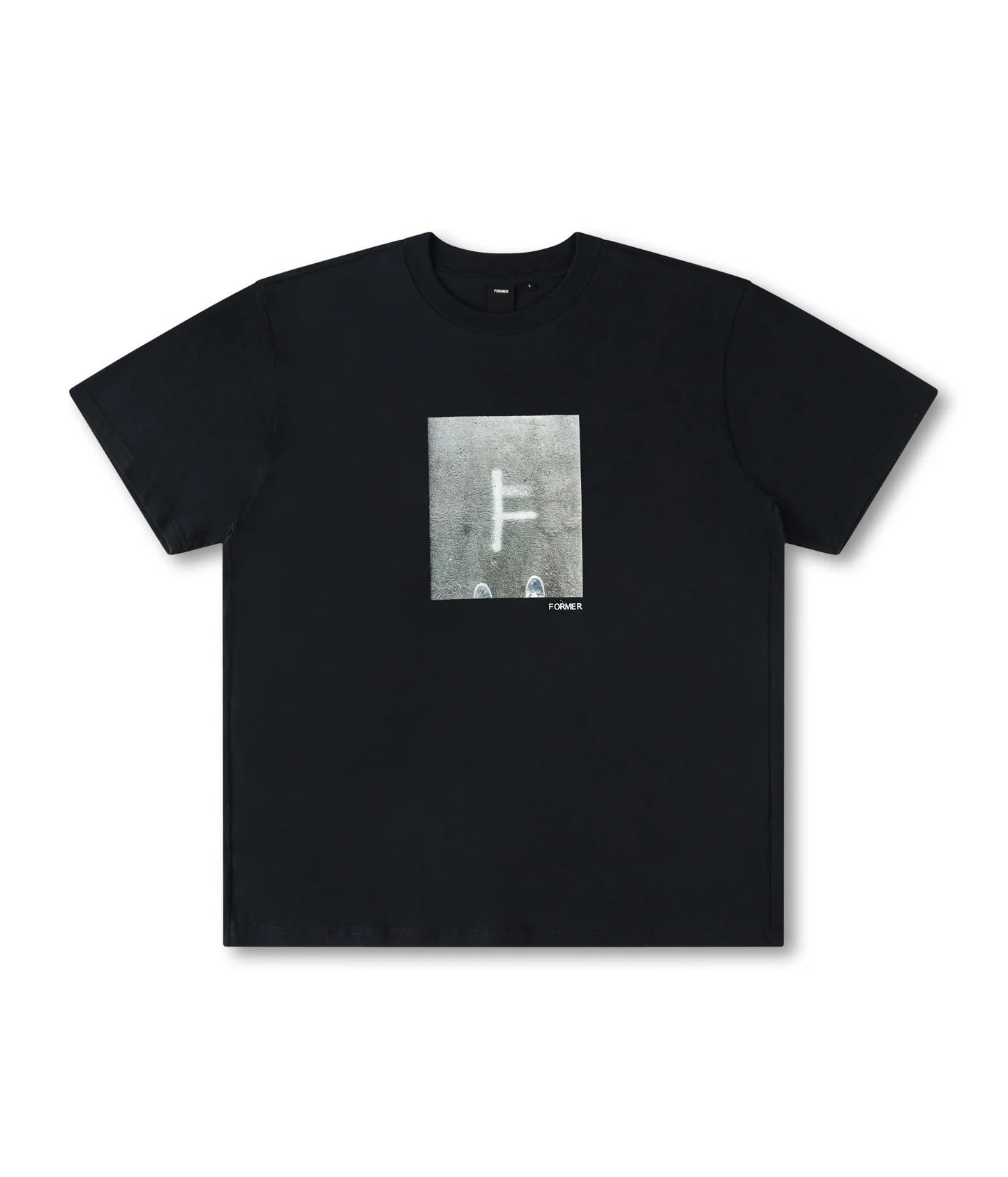 GROUNDED T-SHIRT // BLACK – FORMER MERCHANDISE | JAPAN OFFICIAL SITE